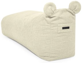 Krémový dětský sedací vak z textilie bouclé Snug 130 Bear – SLOWDOWN