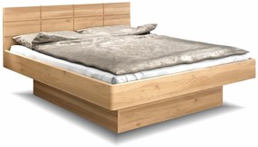 Moderní dřevěná buková postel s úložným prostorem FENIX 1, rošty v ceně