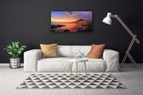 Obraz na plátně Kameny Moře Krajina 120x60 cm