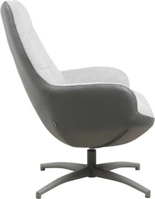 LABEL51 Otočné křeslo WINSTON světle šedé WX-67.017