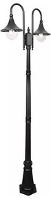 TK Lighting Venkovní lampa TALEZ 2xE27/15W/230V IP44 černá 6980