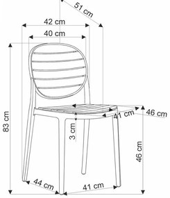 Jídelní židle Josie, černá