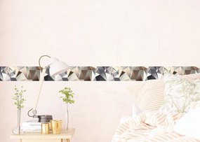 Samolepící bordura na zeď 3D Pyramidy | 5 m x 13.8 cm | DWB8213