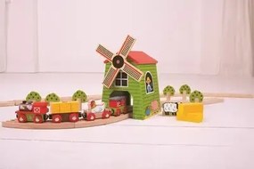 Bigjigs Rail Větrný mlýn / od 3 let