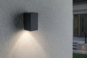 P 94327 Venkovní nástěnné svítidlo Flame 1x3,8W IP44 3.000K antracit 230V - PAULMANN