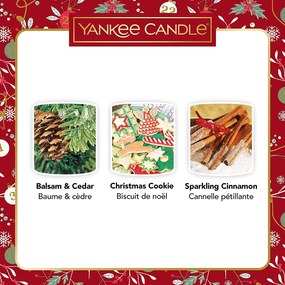 Yankee Candle Vánoční dárková sada vonných svíček Countdown to Christmas  3 x 226 g