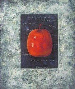 Jablko v županu - 90 x 60 cm