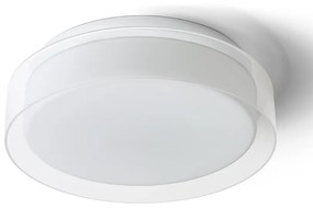RENDL R13685 VENICE LED přisazené svítidlo, koupelnová IP44 čiré sklo/opálové sklo/chrom