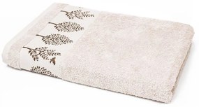 Bavlněný ručník Terra 70x140 cm béžový