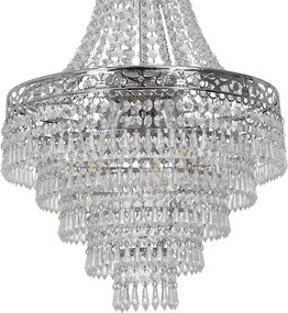 Lustr Coral, 1x křišťálové stínítko, ch