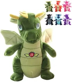 Plyšový dráček 20 cm se zvukem / 6 barevných variant / od 0 měsíců