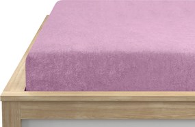 Froté prostěradlo EXCLUSIVE růžové 200x220 cm