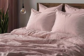 Mušelínové prodloužené povlečení Old rosa Velikost: 140 x 220 + 70 x 90