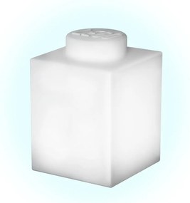 Bílé silikonové noční světýlko LEGO® Classic Brick