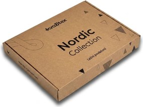 Bavlněné povlečení NORDIC COLLECTION SHELBY - 1x 140/200, 1x 70/90cm