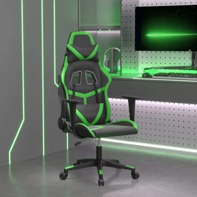 vidaXL Herní židle umělá kůže [3143672] Barva: Černo-zelená