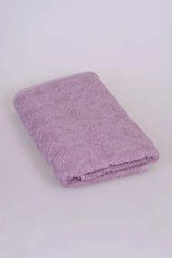 Premium ručník růžový se vzorem 450g 50x100