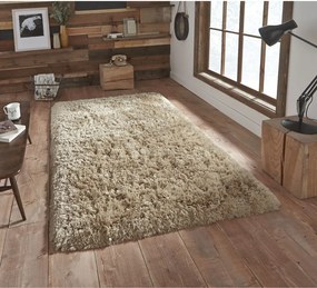 Béžový ručně tuftovaný koberec Think Rugs Polar PL Beige, 60 x 120 cm