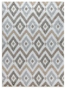 koberec SOFT 6024 DIAMANTY, krémová, béžově hnědá velikost 160x220 cm | krásné koberce cz