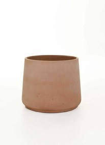 Květináč TROPICO, sklolaminát, výška 20 cm, oranžová