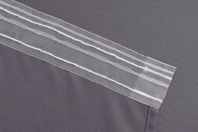 Závěs OXFORD LIGHT 140x250 cm, světle šedý Zavěšení: Řasící páska