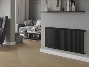 Mexen C11, panelový radiátor 600 x 1500 mm, boční připojení, 1400 W, černá, W411-060-150-70