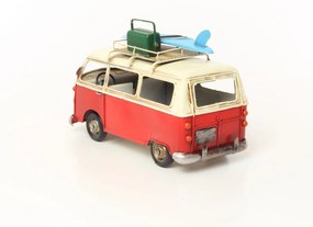 Plechový model Retro autobus se surfem
