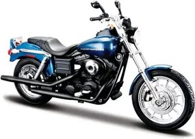 Maisto Harley-Davidson 2004 Dyna Super Glide Sport modrá / měřítko 1:1