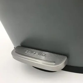 Spirella AKIRA pedálový odpadkový koš 12 L matná šedá / ocel / soft-cl