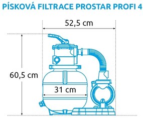 Marimex | Písková filtrace ProStar Profi 4 | 10600022
