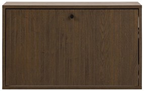 Nástěnný botník Albany 71 cm dub kouřový
