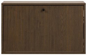 Nástěnný botník Albany 71 cm dub kouřový