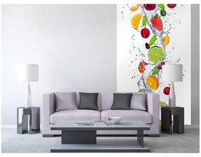 DIMEX | Vliesová fototapeta na zeď Ovoce ve vodě MS-2-0239  | 150 x 250 cm | bílá, vícebarevná