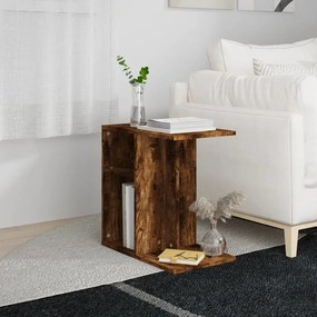 vidaXL Odkládací stolek 50 x 30 x 50 cm dřevotříska [803020] Barva: hnědý dub