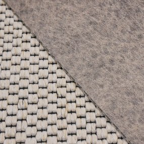 Timzo, Metrážový koberec Nature cream - neúčtujeme odřezky z role, na míru, šíře 2m,3m,4m,5m, bílá, filc, chodba / předsíň