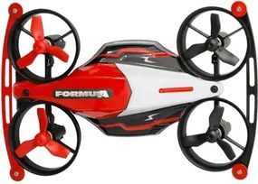 AMEWI Dron DRE FormulA Track Race červená / RC auto a dron 2v1 / závod