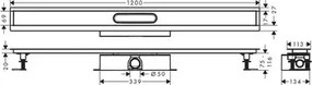Hansgrohe uBox universal - Set pro standardní instalaci lineárního spr