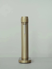 Výrobník sody z nerezové oceli v mosazné barvě Brus – Stelton