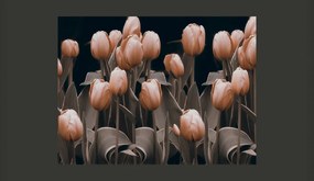 Fototapeta Bimago - Ladies among the flowers + lepidlo zdarma 350x270  cm