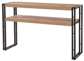 Konzolový stolek Dresua 140 cm hnědý/antracit