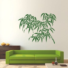 Samolepka na zeď - Bambusová větvička (60x48 cm) - PopyDesign