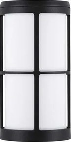 NV 9002851 Venkovní nástěnné svítidlo STONE černý hliník a akryl E27 1x12W 220-240V IP54 bez žárovky - NOVA LUCE