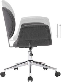 vidaXL Otočné jídelní židle 2 ks textil [3054863] Barva: Bílá