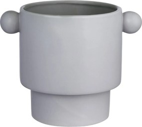 HANDLE Květináč 18 cm - šedá