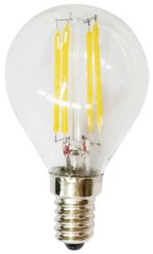 Diolamp Retro LED Filament žárovka Mini Globe Clear G45 4W/230V/E14/6500K/440Lm/360°