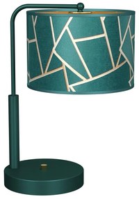 Milagro Stolní lampa ZIGGY 1xE27/60W/230V zelená/zlatá MI1573
