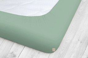 Jersey prostěradlo - new collection pistáciové na výšku matrace do 20 cm Velikost: 180 x 200