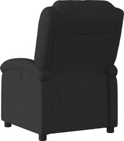 Elektrické polohovací křeslo černé textil 3204142