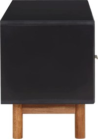 TV stolek 100 x 35 x 45 cm masivní akáciové dřevo a MDF 289903