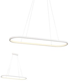 Redo 01-2523 závěsné LED svítidlo stmívatelné Lap pískově bílé, 32W, 3000K, 91cm